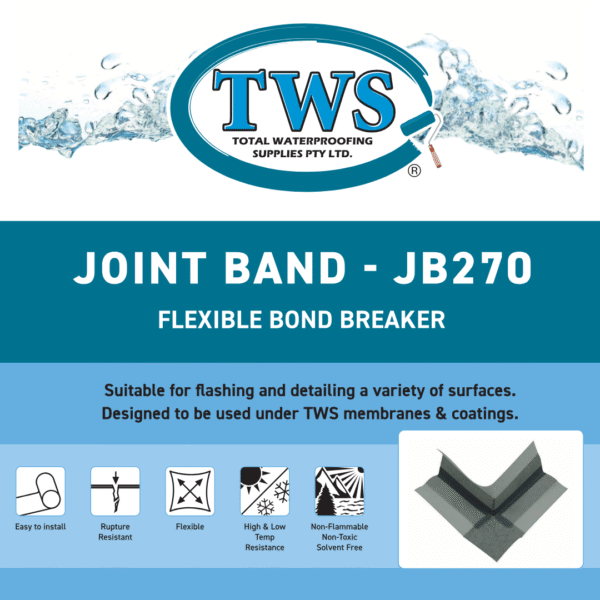 TWS Joint Band - JB270 Corner - Total Waterproofing Supplies